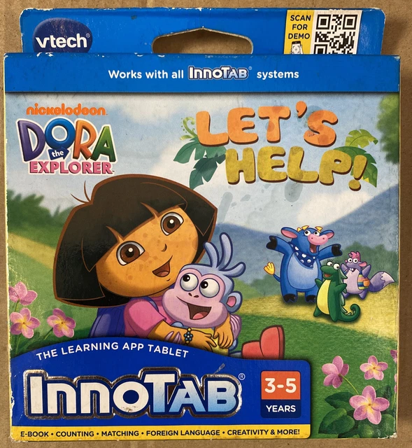 VTECH NICKELODEON DORA The Explorer Let's Help ! For InnoTab $12.59 ...