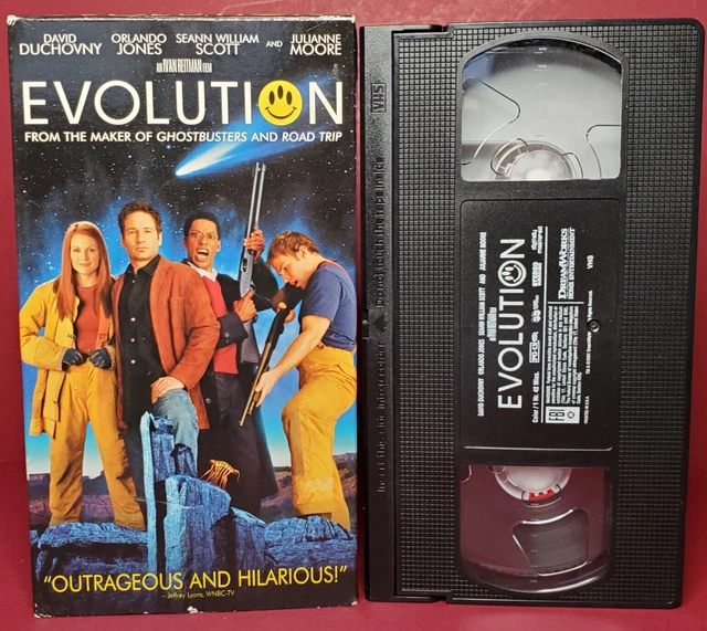 VHS EVOLUTION - David Duchovny, Julianne Moore - Comedy BUY2GET1 £2.88 ...