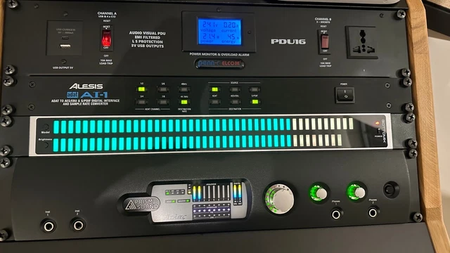 GOTTOMIX ME96 19& 1U Rack VU RGB LED DISPLAY METER £100.00 - PicClick UK