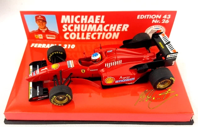 1/43 MINICHAMPS MICHAEL SCHUMACHER Nr 26 FERRARI F310 1996 $60.71 - PicClick AU