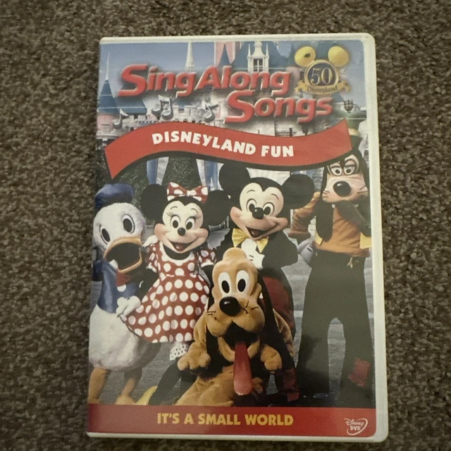SING ALONG SONGS: Disneyland Fun - It's a Small World (DVD, 1990) £29. ...