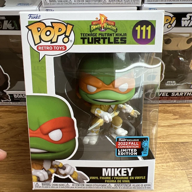 FUNKO POP! MIKEY as Yellow Power Ranger TMNT #111 NYCC 2022 Shared ...