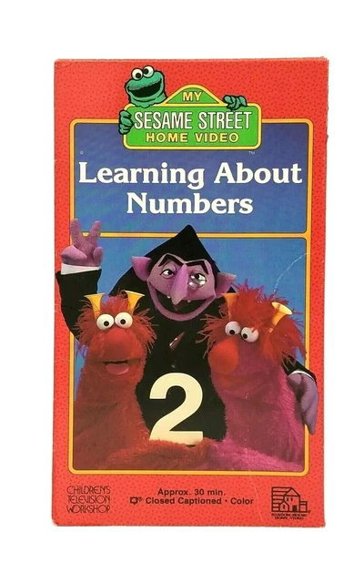 VHS SESAME STREET - Learning About Numbers (VHS, 1986) £4.15 - PicClick UK