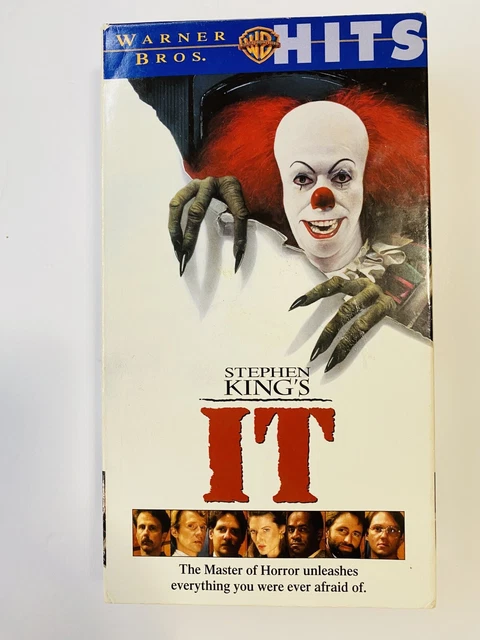 STEPHEN KINGS IT VHS Movie 1990 Warner Brothers £8.31 - PicClick UK