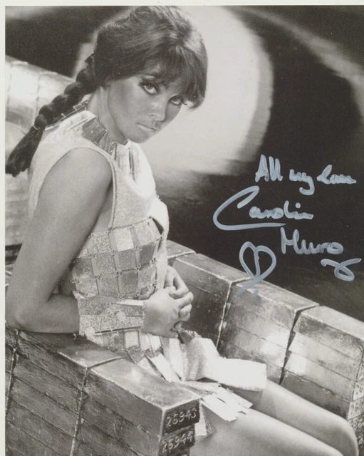 CAROLINE MUNRO IN Person signed photo - BEAUTIFUL actress and model ...