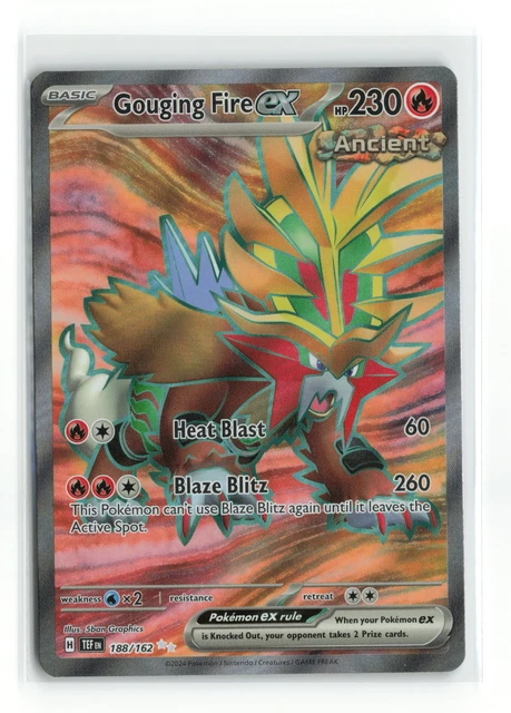 Gouging Fire Ex 188162 Temporal Forces Full Art Pokemon Tcg Nm Eur 633 Picclick It