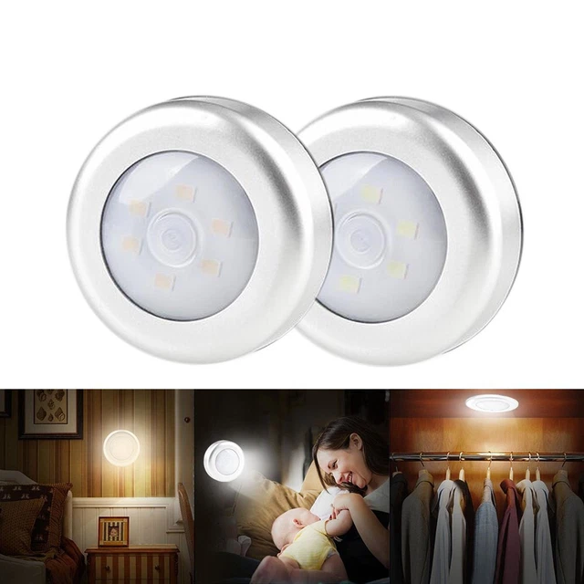 LED NIGHT LIGHT PN# Motion Sensor Infrared Wireless Battery Powered ...