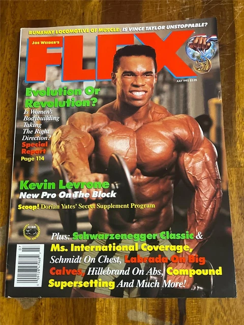 FLEX BODYBUILDING MUSCLE magazine KEVIN LEVRONE 7-92 £11.71 - PicClick UK