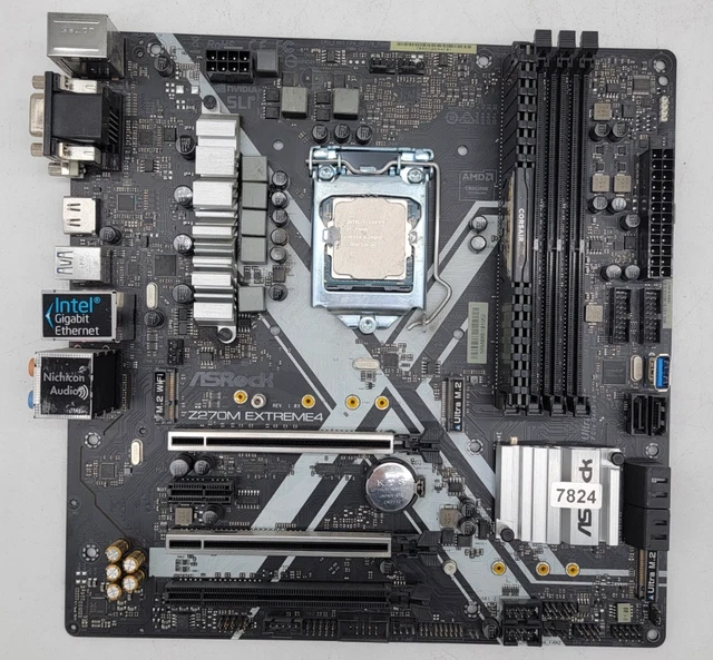 ASROCK Z270M EXTREME4 Motherboard + Intel Core i7-7700K CPU + 8GB RAM £ ...