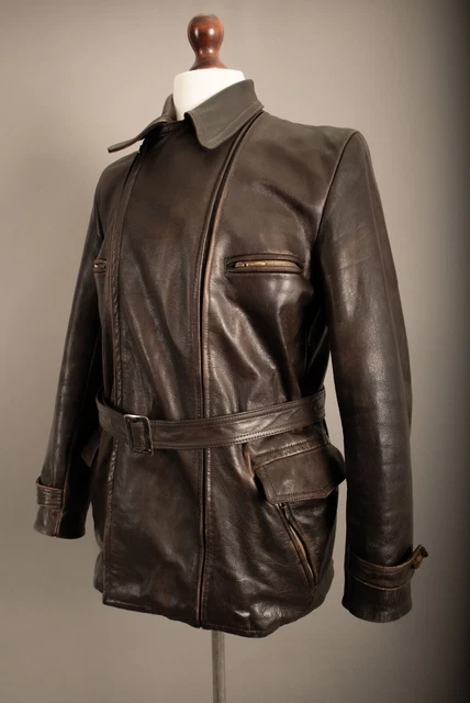 VINTAGE WW2 1940S German Horsehide Leather Despatch Rider Jacket £495. ...