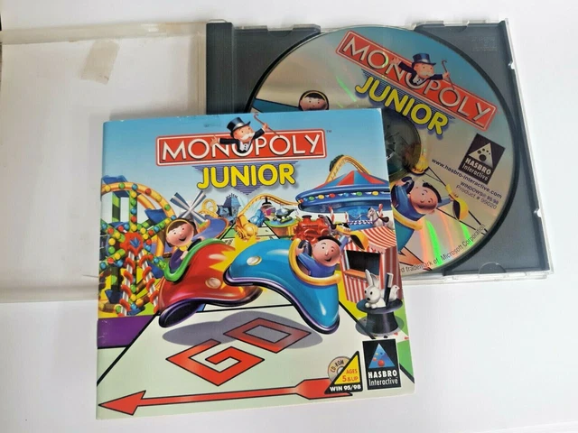 MONOPOLY CD-ROM HASBRO Interactive Windows Westwood Studios PC Game ...
