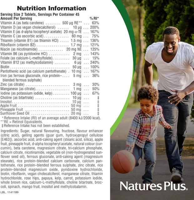 NATURESPLUS ANIMAL PARADE Children’S Multivitamin Orange Flavour ...