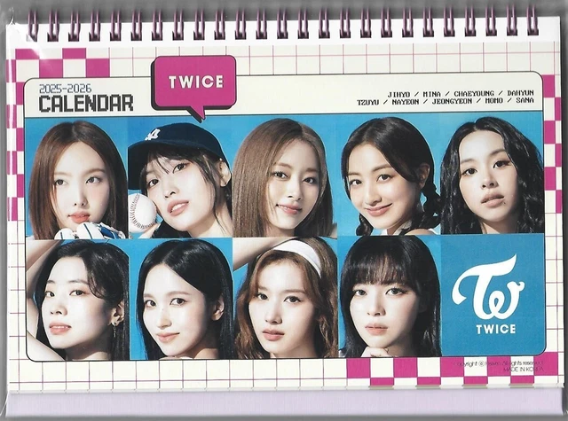 TWICE PHOTO CALENDAR 2025 & 2026 K-POP 2025.01 $42.00 - PicClick AU