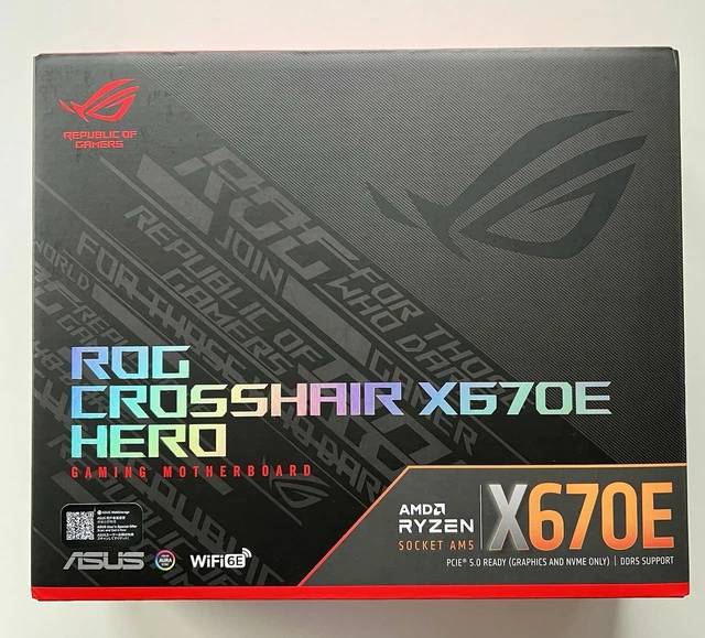 ASUS ROG CROSSHAIR X670 Hero Motherboard £396.82 - PicClick UK
