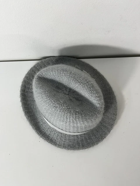 VINTAGE EATON’S FEDORA Style Hat Grey Made in Italy Womens $49.99 ...