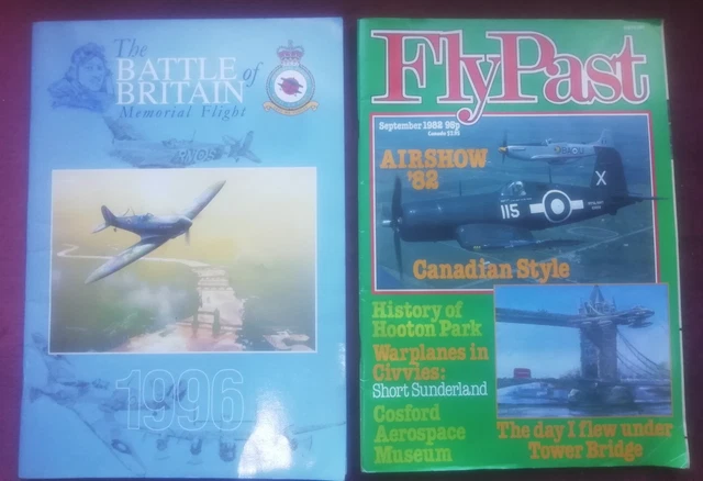 AIRCRAFT PLANE VINTAGE Memorabilia Magazines FLYPAST 82 & BATTLE OF ...