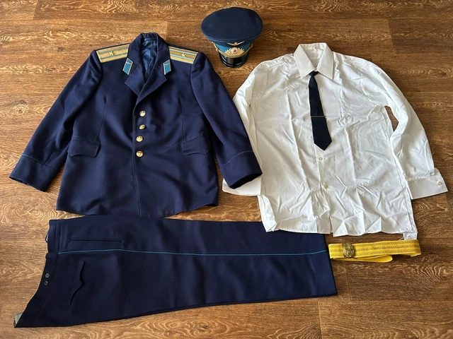 VINTAGE SOVIET OFFICER'S military parade uniform of the USSR air forces ...