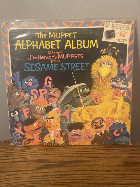 SESAME STREET THE Muppet Alphabet Album 1971 LP Children's Gatefold ...