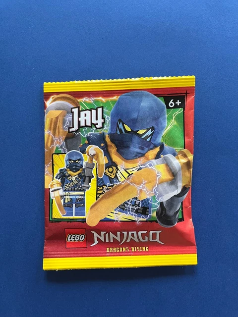 LEGO NINJAGO MINIFIGUR njo873 Jay Climber - Dragons Rising - Paper Bag ...