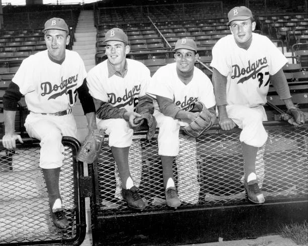 BROOKLYN DODGERS AT Ebbets Field Newcomers first baseman Frank Kel ...