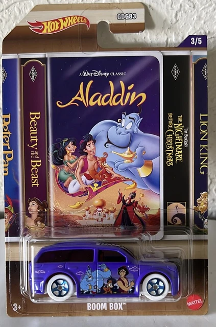 WALT DISNEY CLASSICS Hot Wheels Vhs Series 3 Boom Box Aladdin Car New £ ...