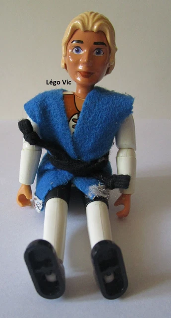 LEGO BELVMALE11A FIGURINE Man Homme Prince Justin Gilet Vest Belville ...