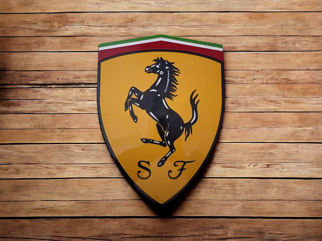 STEMMA SCUDERIA FERRARI Legno, Logo Ferrari, Cavallino Rampante ...