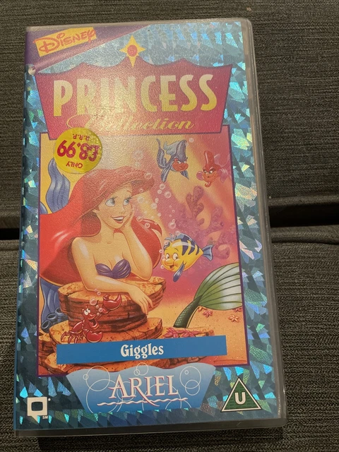 DISNEY PRINCESS COLLECTION ARIEL GIGGLES VHS VIDEO Mermaid Tales And ...