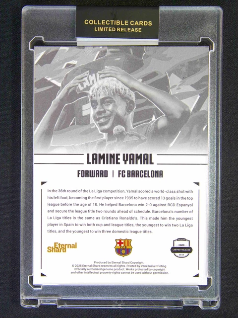 2025 ETERNAL SHARD Limited Release Lamine Yamal FC Barcelona #L12 $1.54 ...