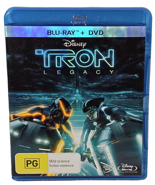 TRON: LEGACY (BLU-RAY & DVD, 2010) Disney Movie - Regions A, B & C $12. ...