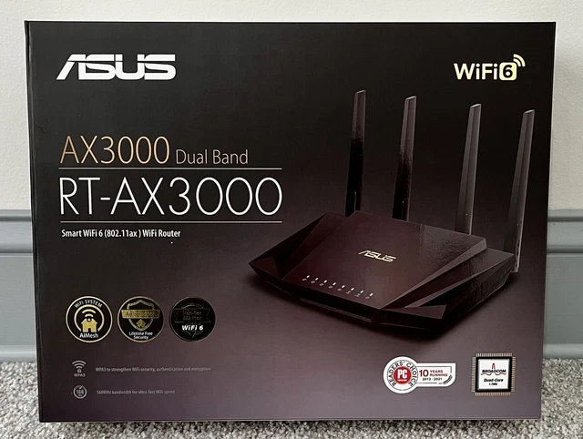 ASUS RT-AX3000 DUAL Band WiFi Router, WiFi 6 (Open Box) $99.99 - PicClick