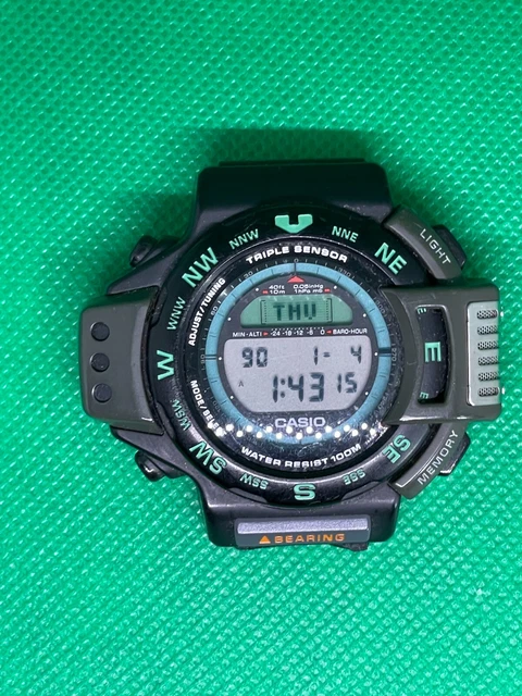 OROLOGIO CASIO ATC 1100 modulo 1170 vintage triple sensor anni 90 ...