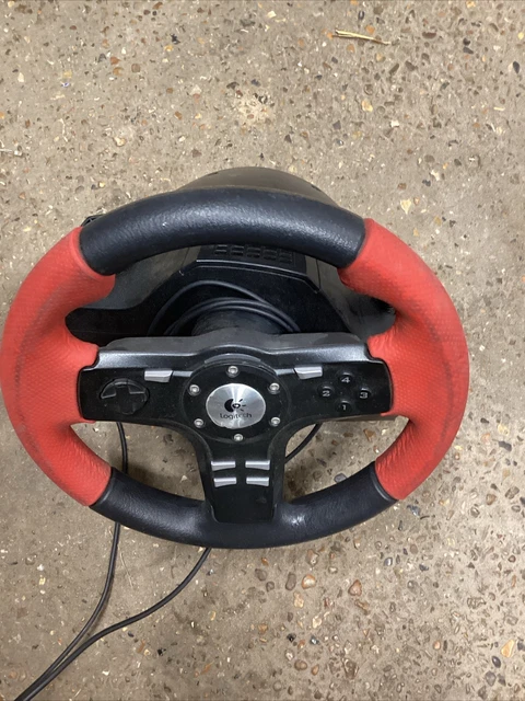 LOGITECH FORMULA FORCE EX PC Driving Wheel In Black/Red £12.92 ...