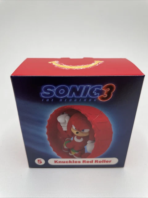 2024 MCDONALD'S SONIC 3 The Hedgehog Movie HAPPY MEAL TOYS Knuckles Red ...
