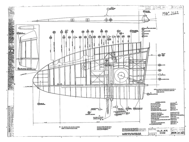 SUPERMARINE SPITFIRE IX BLUEPRINT PLANS DRAWINGS archive 1940's factory ...