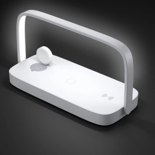 1X(4-IN-1 Stand with LED Night Lamp - Multi-Function Charging Dock ...