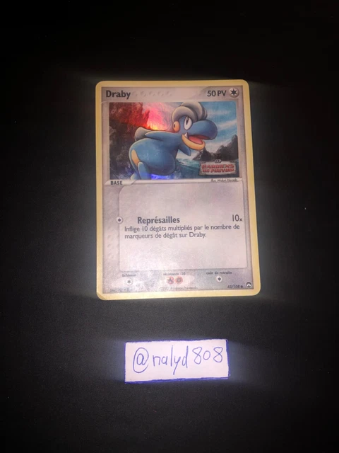 CARTE POKÉMON DRABY 43/108 Stamp Reverse Holo EX Gardiens du Pouvoir EUR 15,00 - PicClick FR