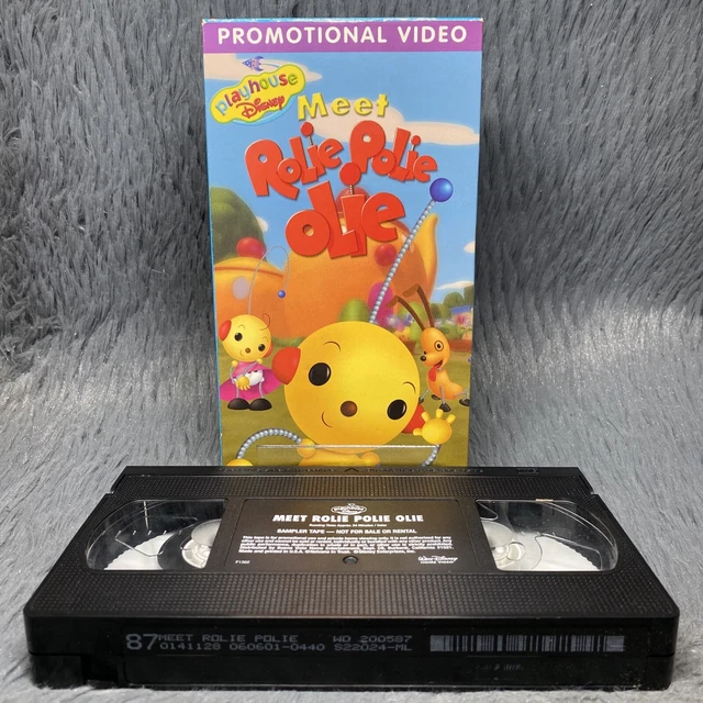 MEET ROLIE POLIE Olie Playhouse Disney VHS 2000 Promotional Video Promo ...