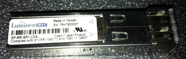LUMINENT (SOURCE PHOTONICS) SP-MR-SR1-CDA Multi-Rate Transceiver SFP £ ...