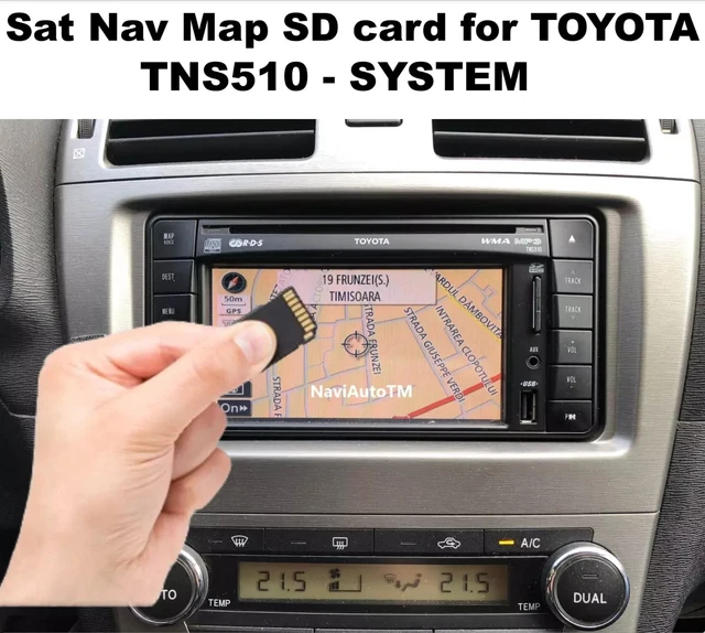GENUINE TOYOTA SAT Nav Map SD card for TNS510 UK & EU - 99538-02482 £19 ...