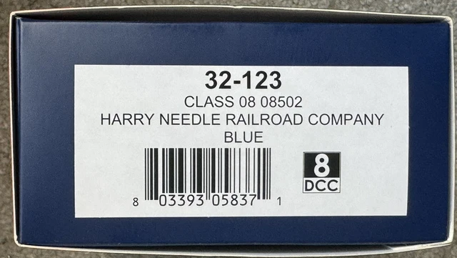 BACHMANN CLASS 08 Shunter In Harry Needle Railroad Company Blue OO ...