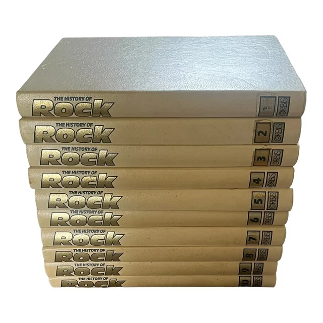 HISTORY OF ROCK - complete Orbis collection from early 1980s in binders ...