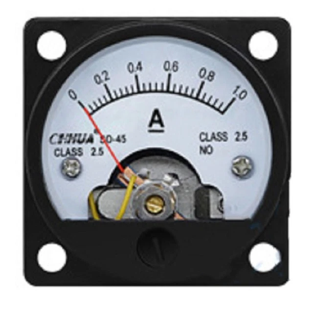 CLEAR SCALE ANALOG Ammeter with Digital Display for Precise Current ...