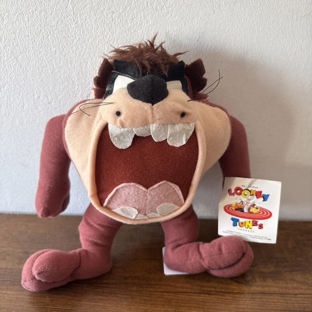 VINTAGE LOONEY TUNES Tasmanian Devil Taz Plush Soft Toy new with tags £ ...