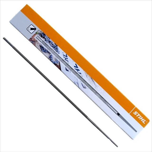 6PCS CHAIN FILES round files for saw chains Stihl 3.2mm 5605 771 3206 £ ...