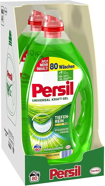 PERSIL UNIVERSAL KRAFTGEL Liquid Detergent 2x80 washes Full Detergent ...