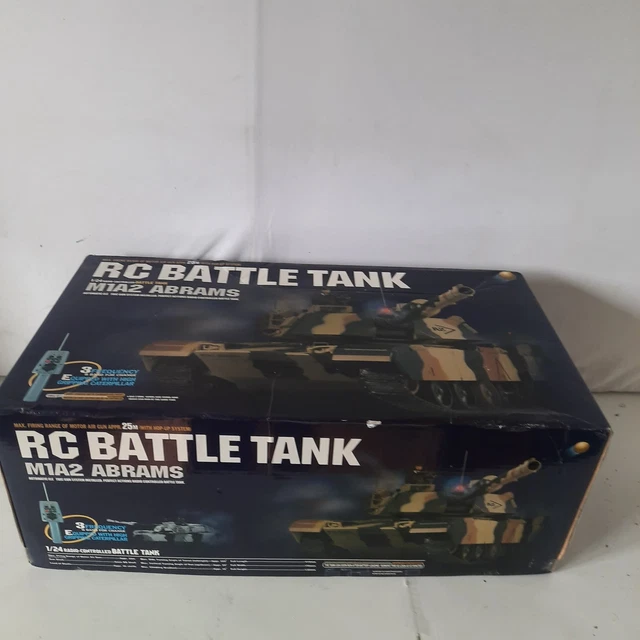 1/24 RC BATTLE TANK M1A2 ABRAMS Faulyt, DESERT CAMO US MILITARY £16.15 ...