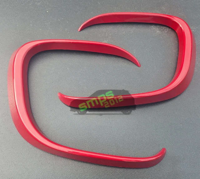 MINI F56 JCW Gloss Red Bumper Canards Duct Surround John Cooper Works 2014-21 £49.99 - PicClick UK