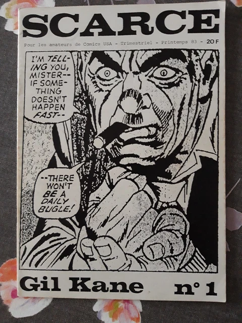 SCARCE N°1 GIL KANE Fanzine Edition originale de 1983 en TTBE rare ...