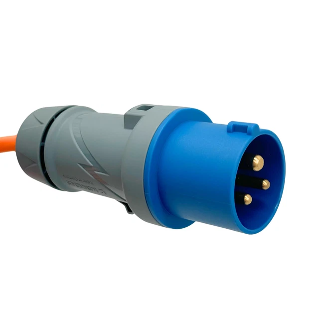 CEE CAMPINGKABEL H07BQ-F 230V 16A 3x1,5mm² MENNEKES PTP IP44 in Orange ...